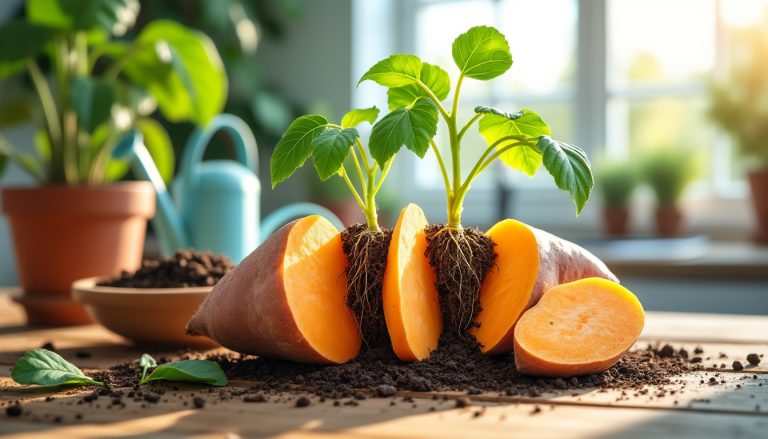Patate douce maison : secrets d’une bouture réussie