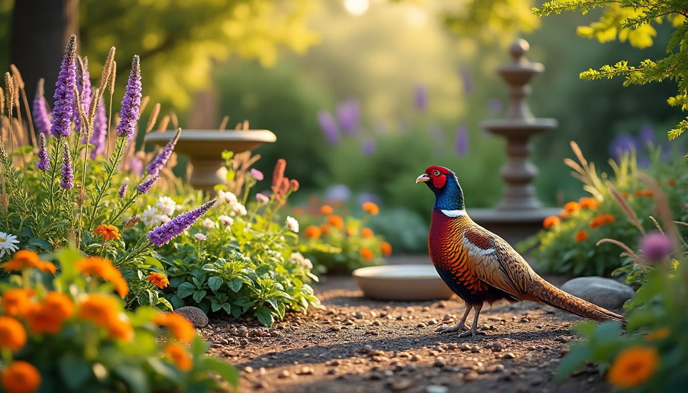 Faisan au jardin : conseils pour l'attirer et en profiter